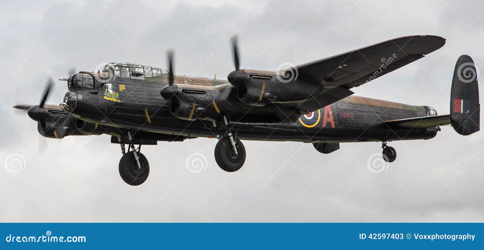 Lancaster Bomber plane editorial stock photo. Image of royce - 42597403