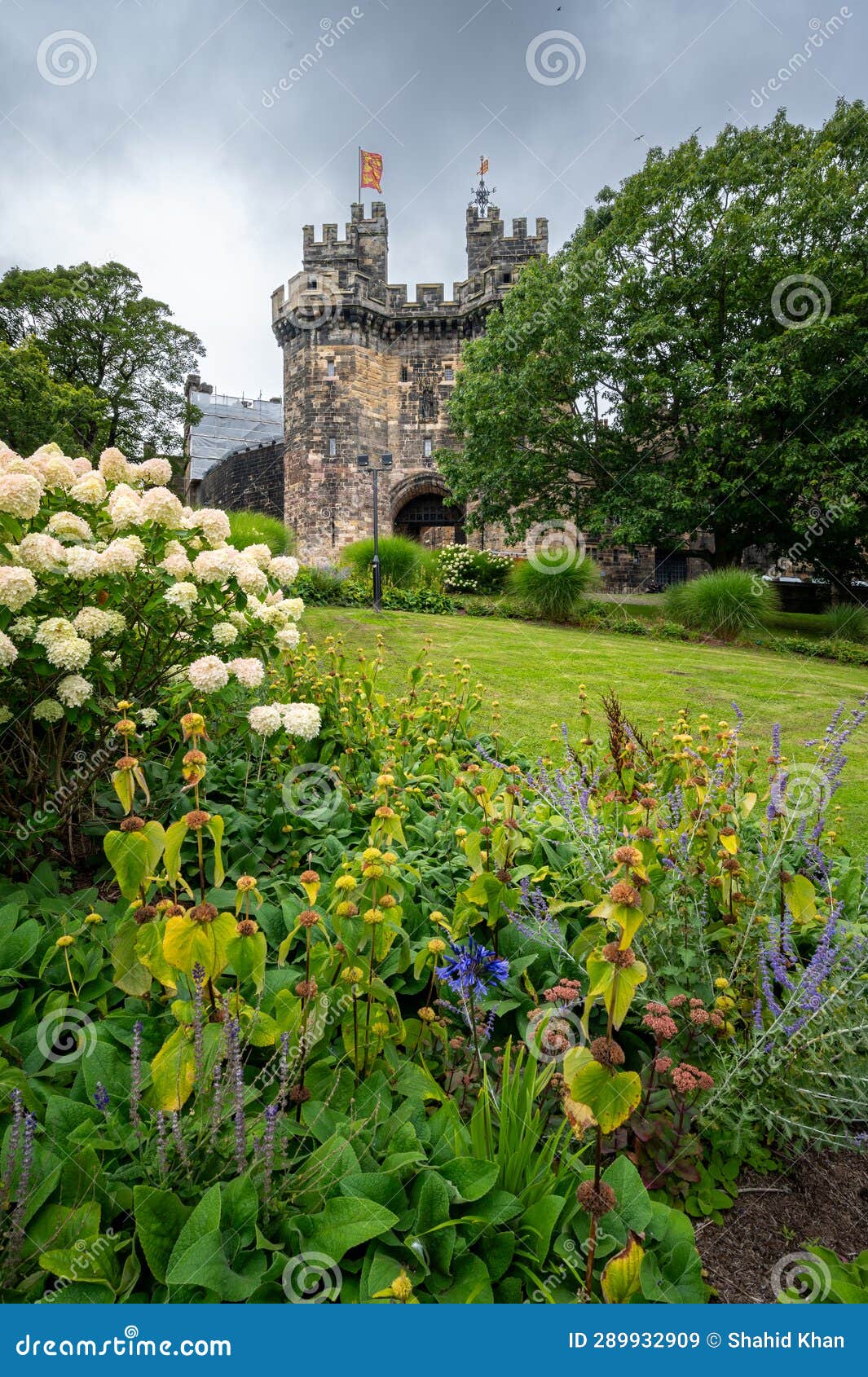 Lancaster Castle UK stock image. Image of landmark, tourism - 289932909