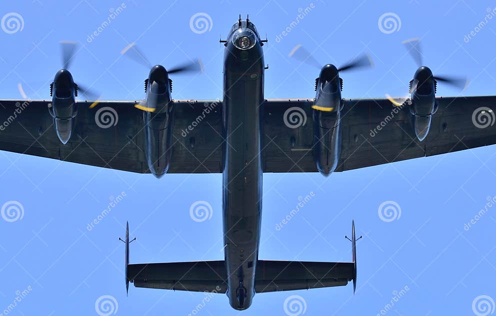 Lancaster Underside stock image. Image of battle, engineering - 35383095