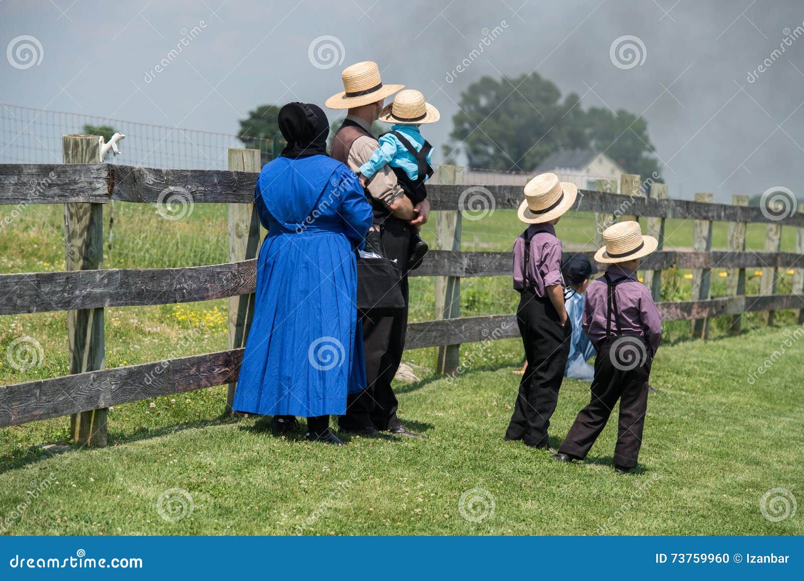 LANCASTER, USA - 25. Juni 2016 - Amische Leute in Pennsylvania ...
