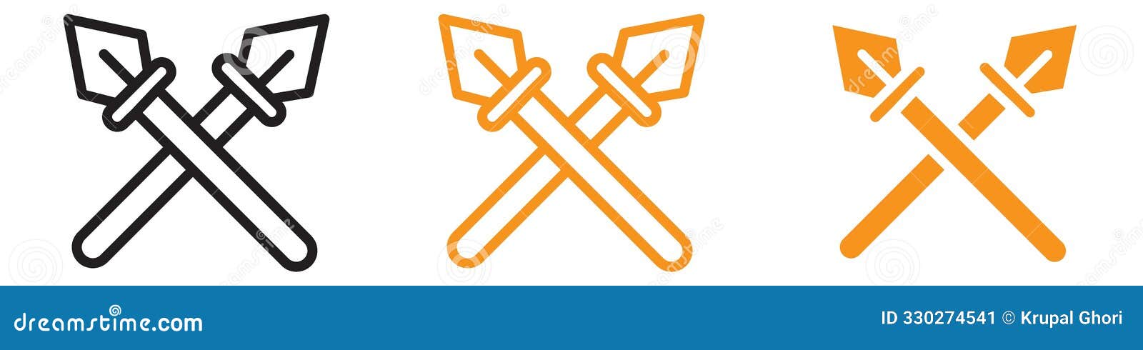 Lance Icon On White Background. Simple Element Illustration From People ...