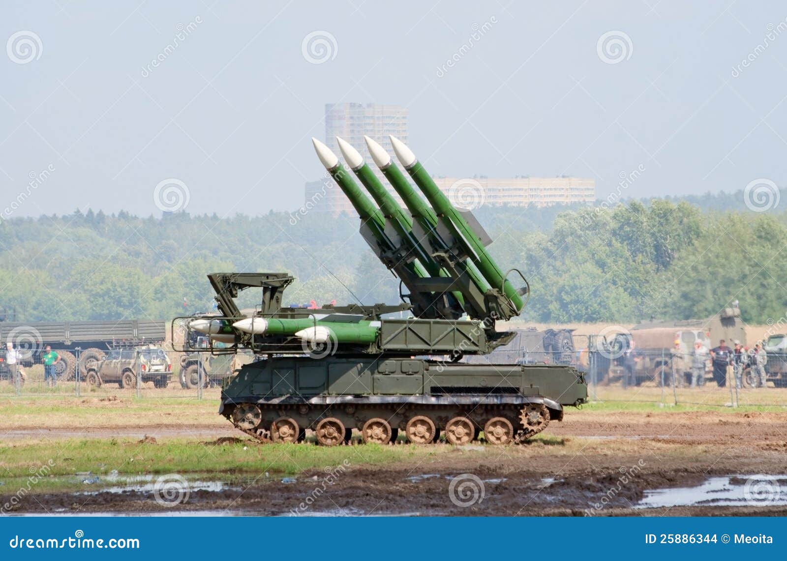 Lance-missiles de Buk-M image stock éditorial. Image du armée - 25886344