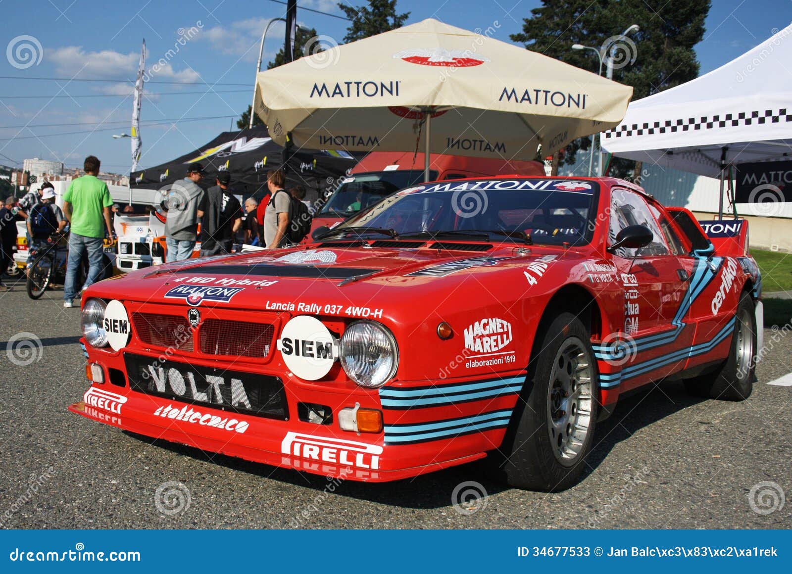 Lancia 037 editorial stock photo. Image of historic, race - 34677533