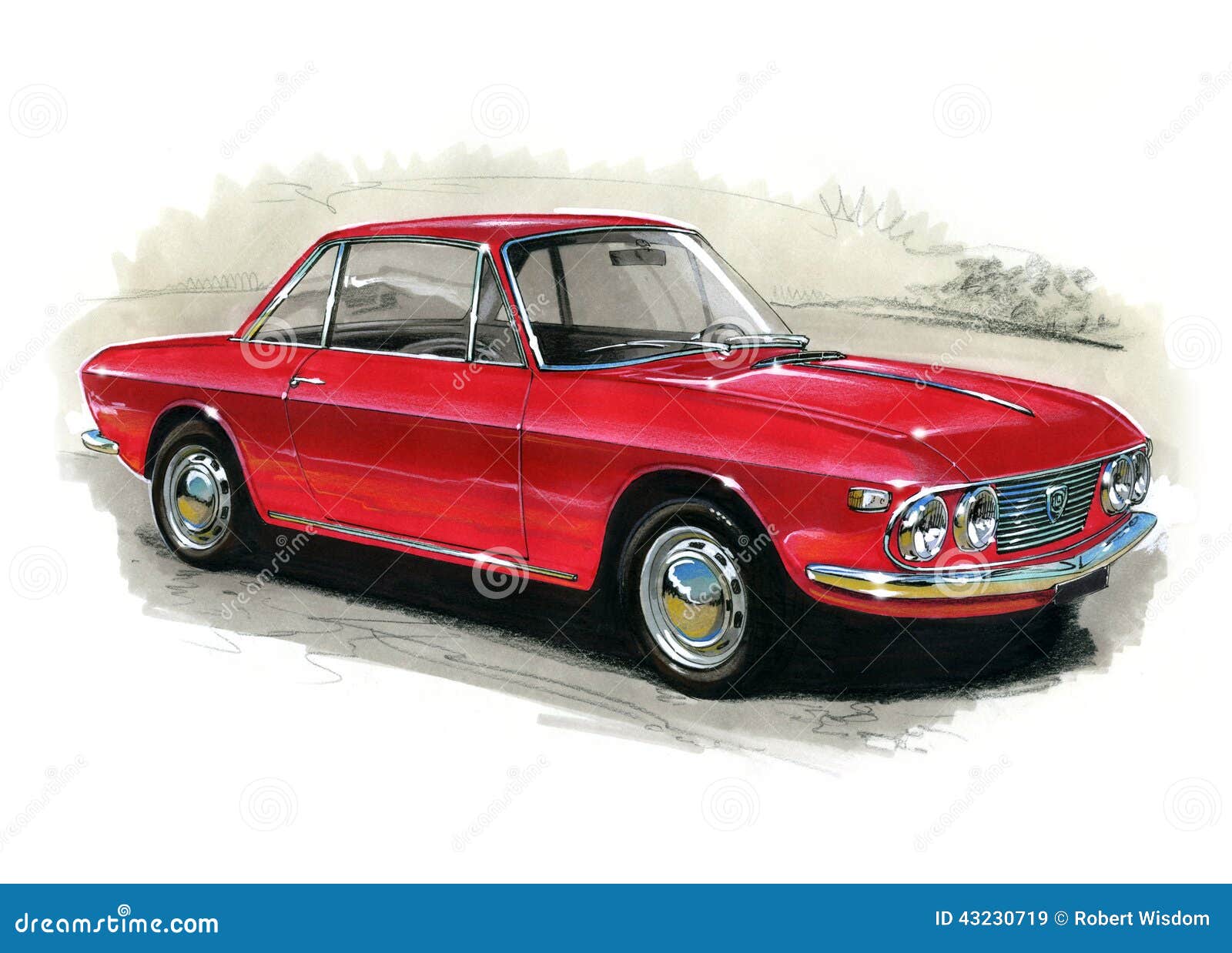 Lancia Fulvia editorial stock image. Illustration of 1970s - 43230719