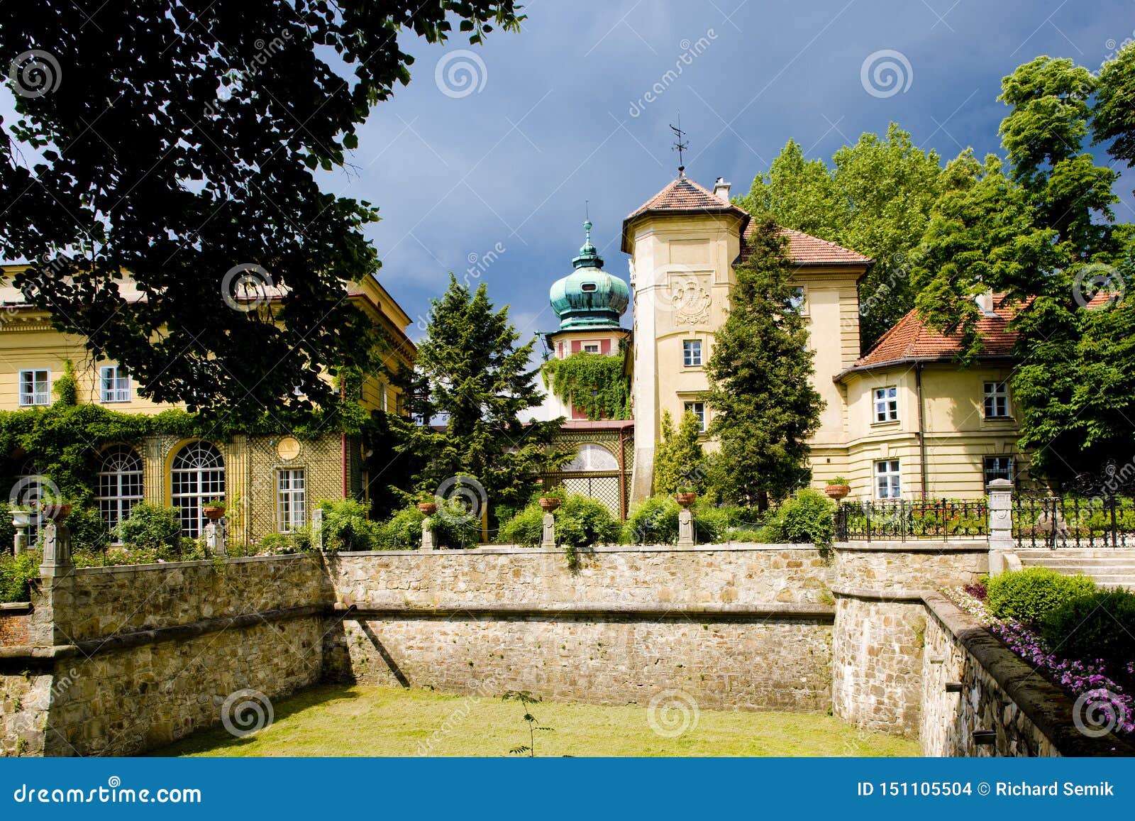 Lancut Castle, Poland stock photo. Image of gardens - 151105504