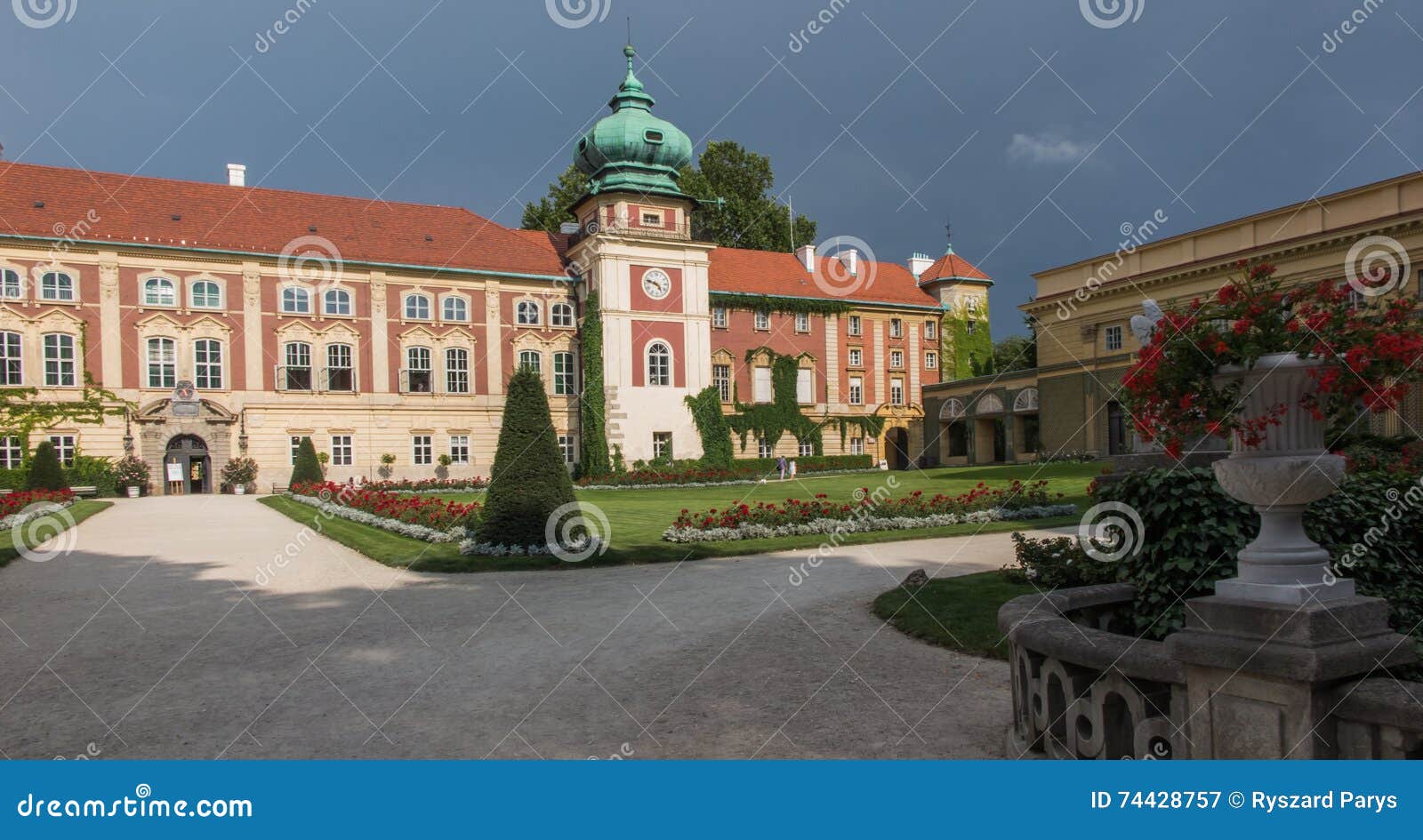 Lancut Castle, Poland. Historical Old Palace Stock Image - Image of ...