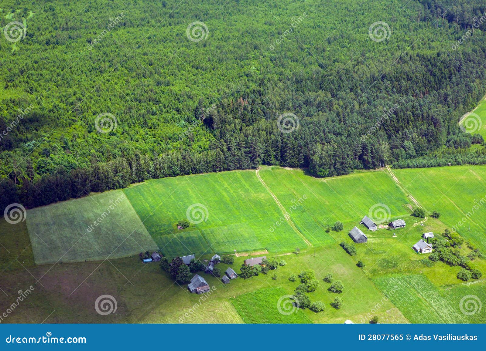 Land from above stock image. Image of grass, country - 28077565
