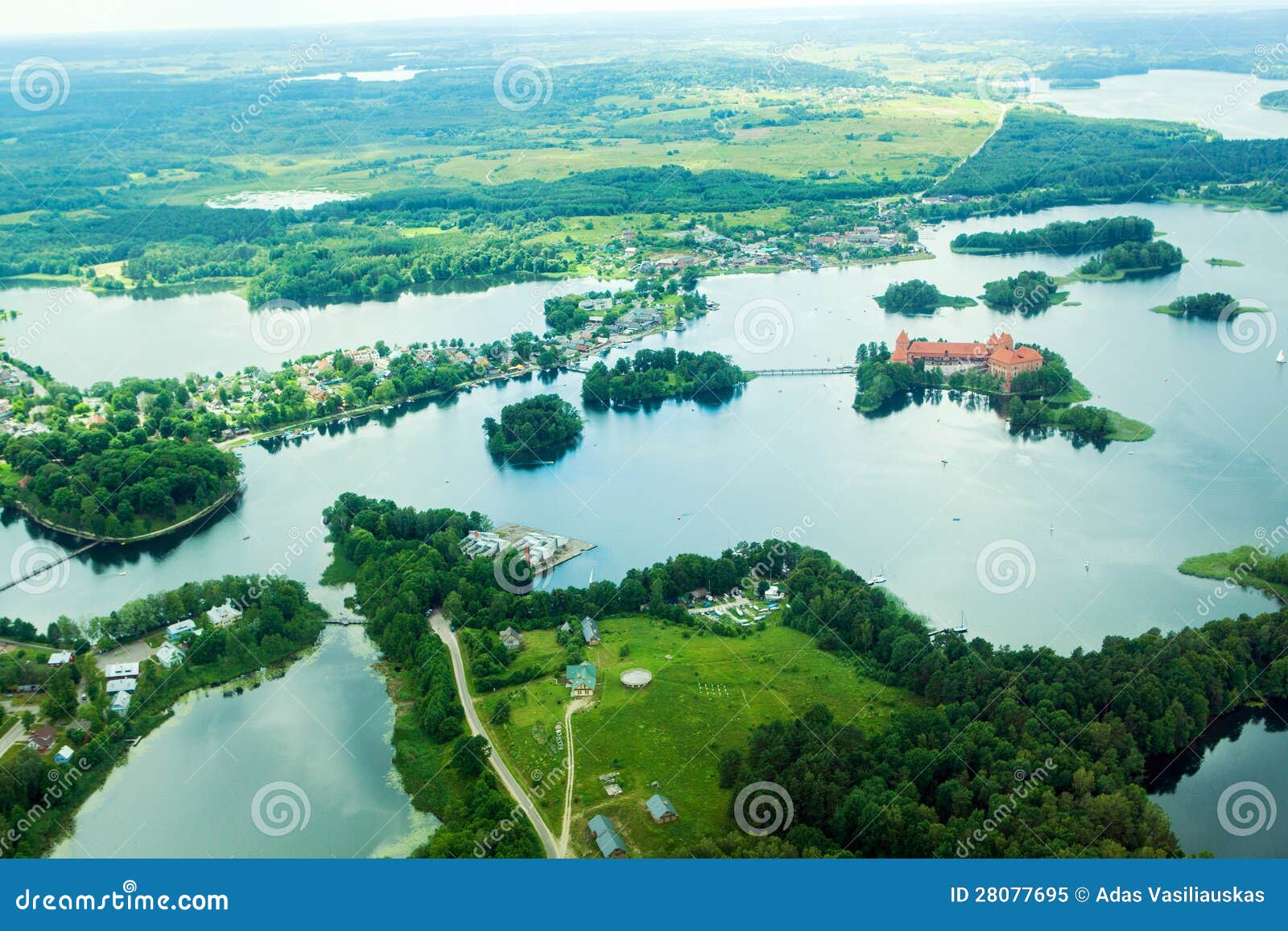 Land from above stock image. Image of bird, lake, aerial - 28077695
