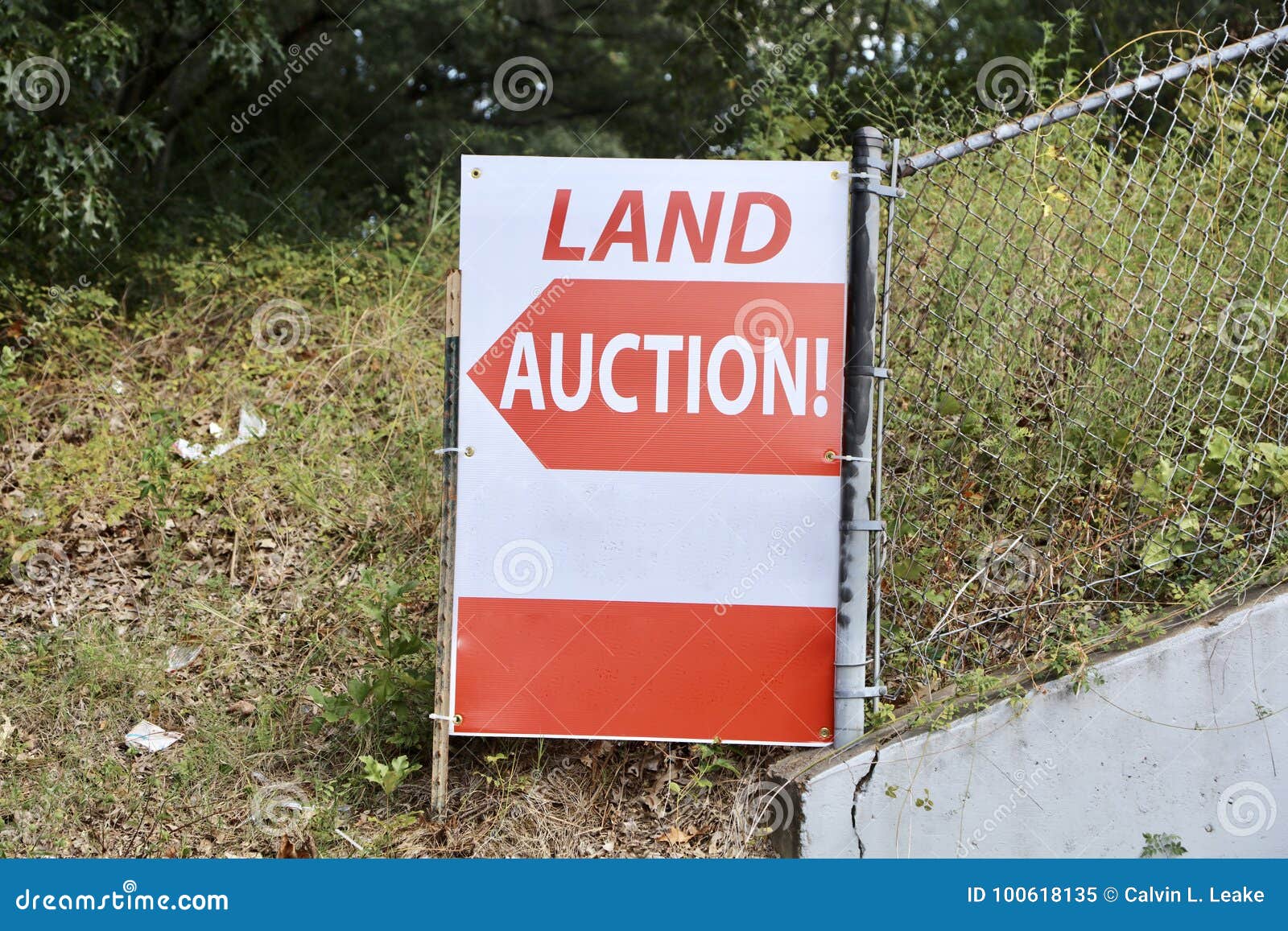Land Auction stock image. Image of estate, proposition - 100618135
