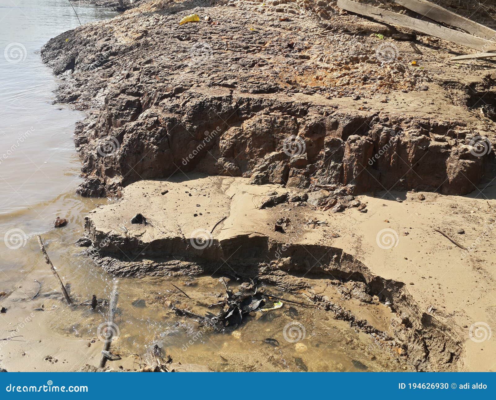 Land on the Banks of the Barito River Stock Photo - Image of banks ...