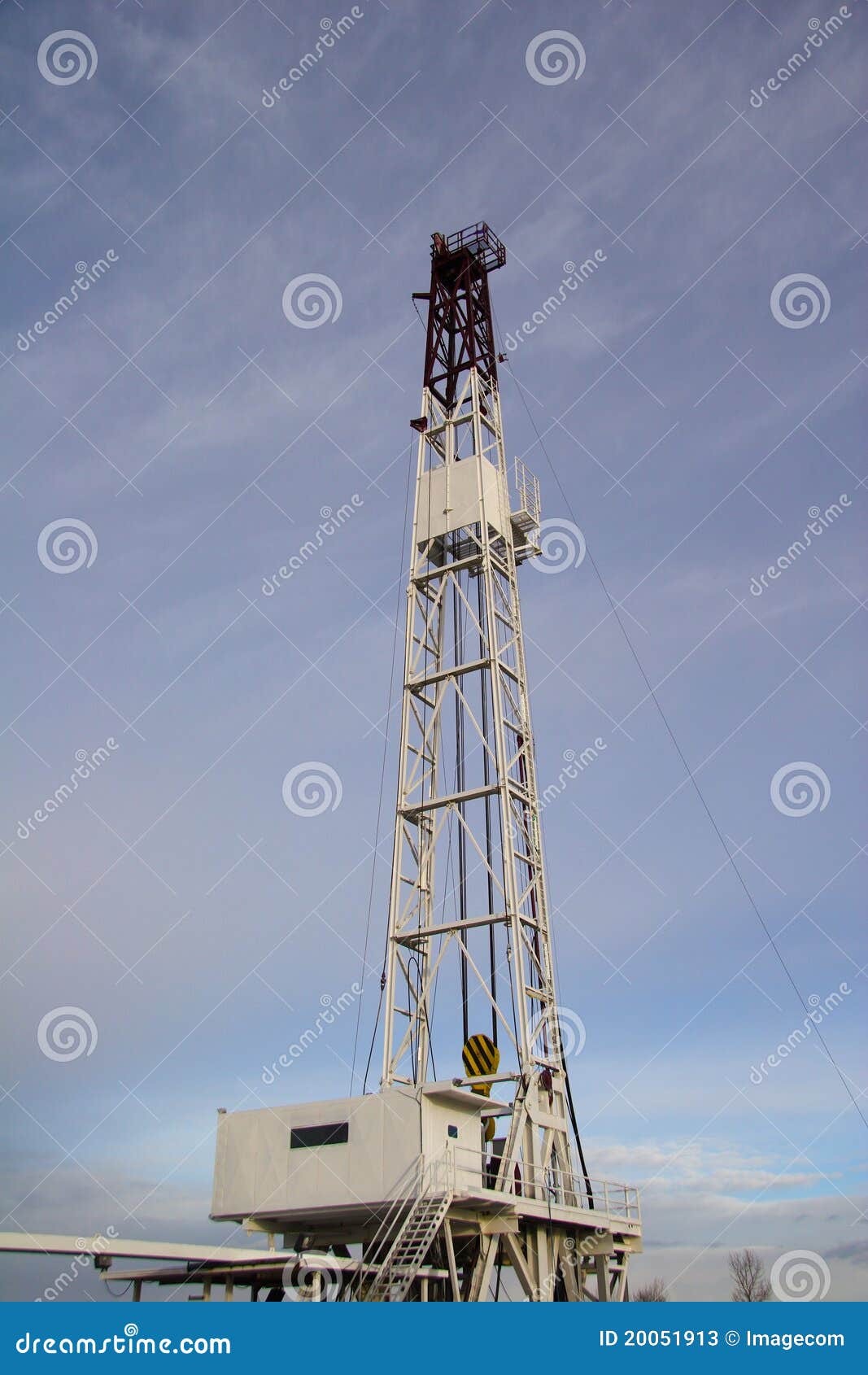 Land-based steel rig stock image. Image of industrial - 20051913