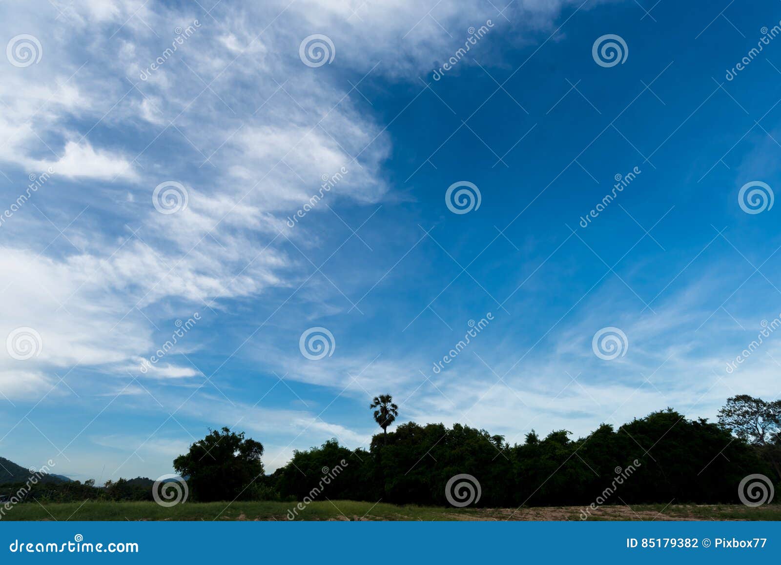 Land with blue sky stock photo. Image of softness, travel - 85179382