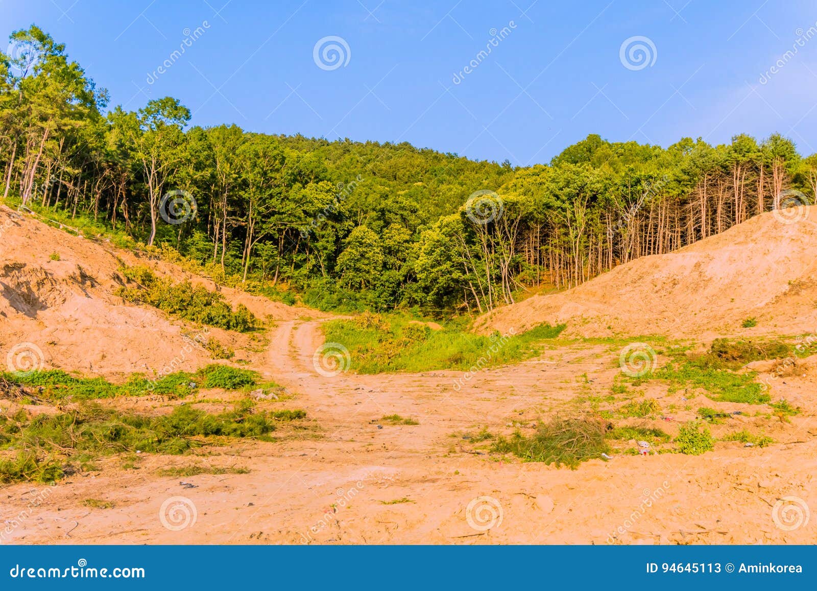 Land Cleared for Development Stock Image - Image of shadow, landscape ...