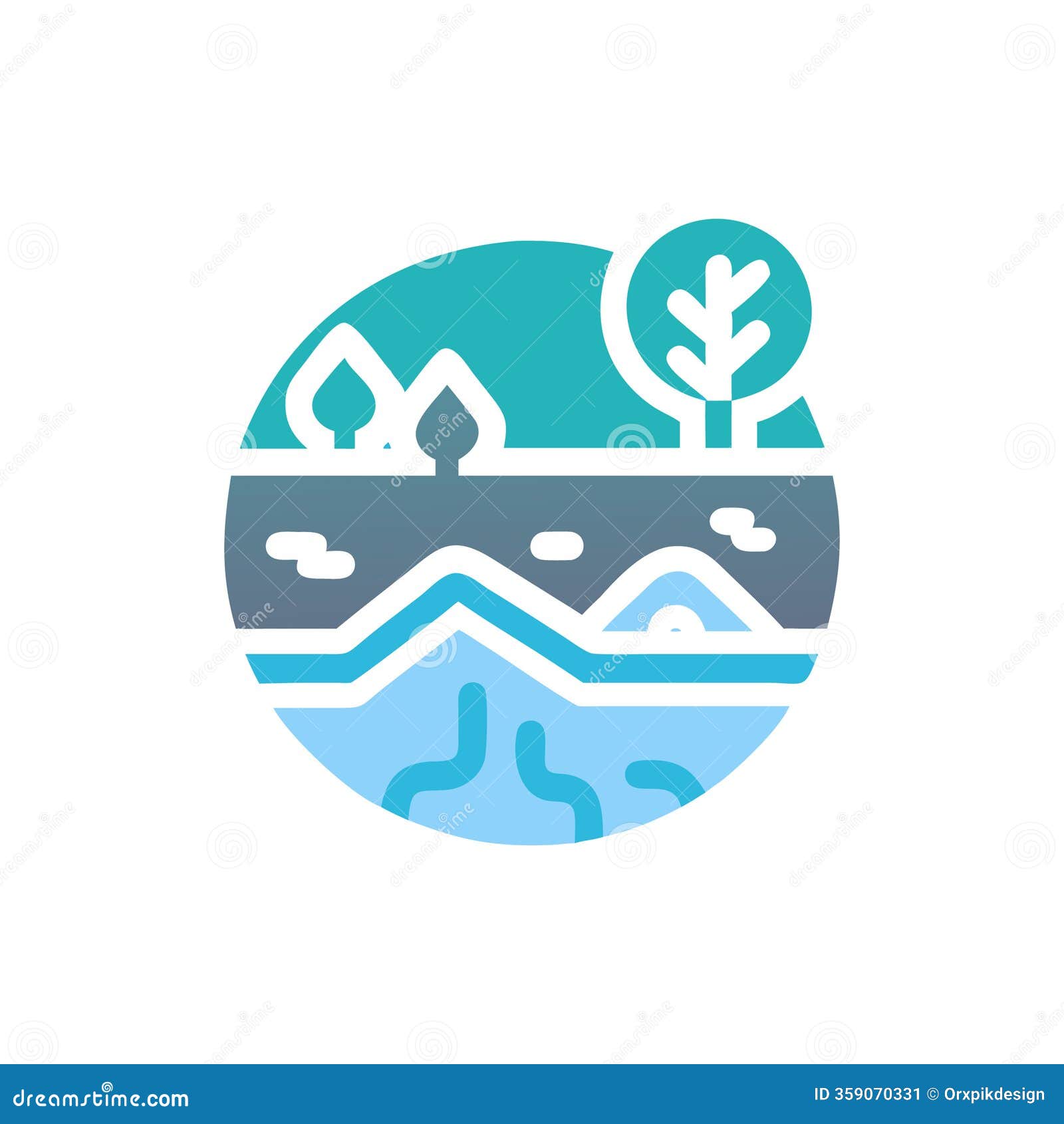 Land Development Icon for Urban Planning Stock Illustration ...