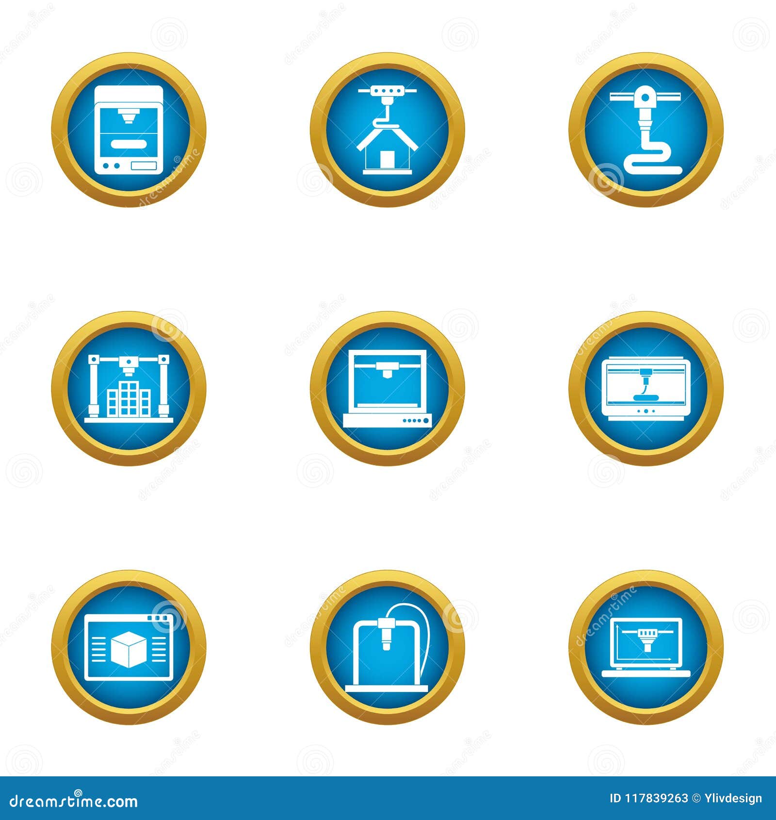 Land Development Icons Set, Flat Style Stock Vector - Illustration of ... Land Development Icons Set, Flat Style Stock Vector - Illustration of ...