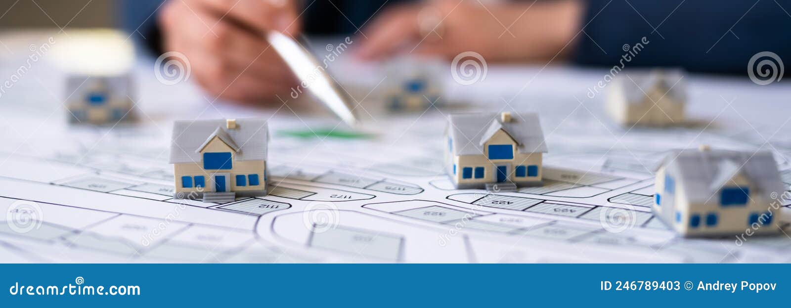 Land Development Map. Developer Stock Image - Image of human ...