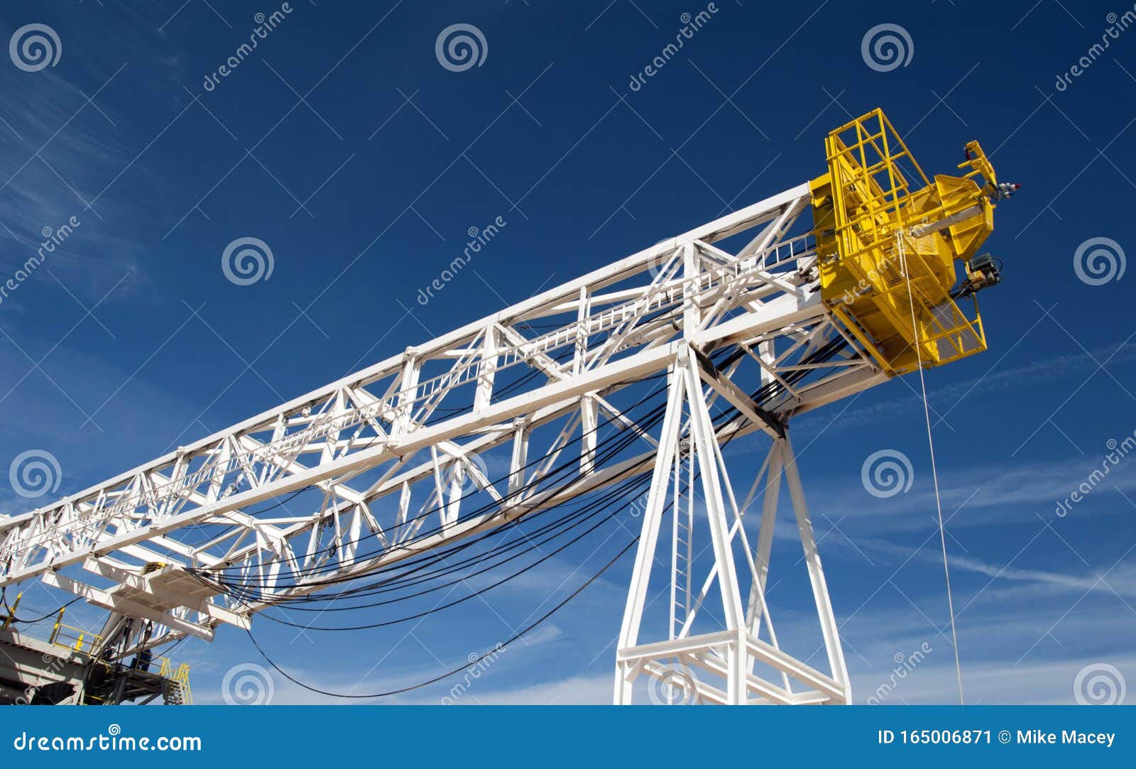 Land Drilling Rig in Houston. Stock Image - Image of drilling, stacked ...