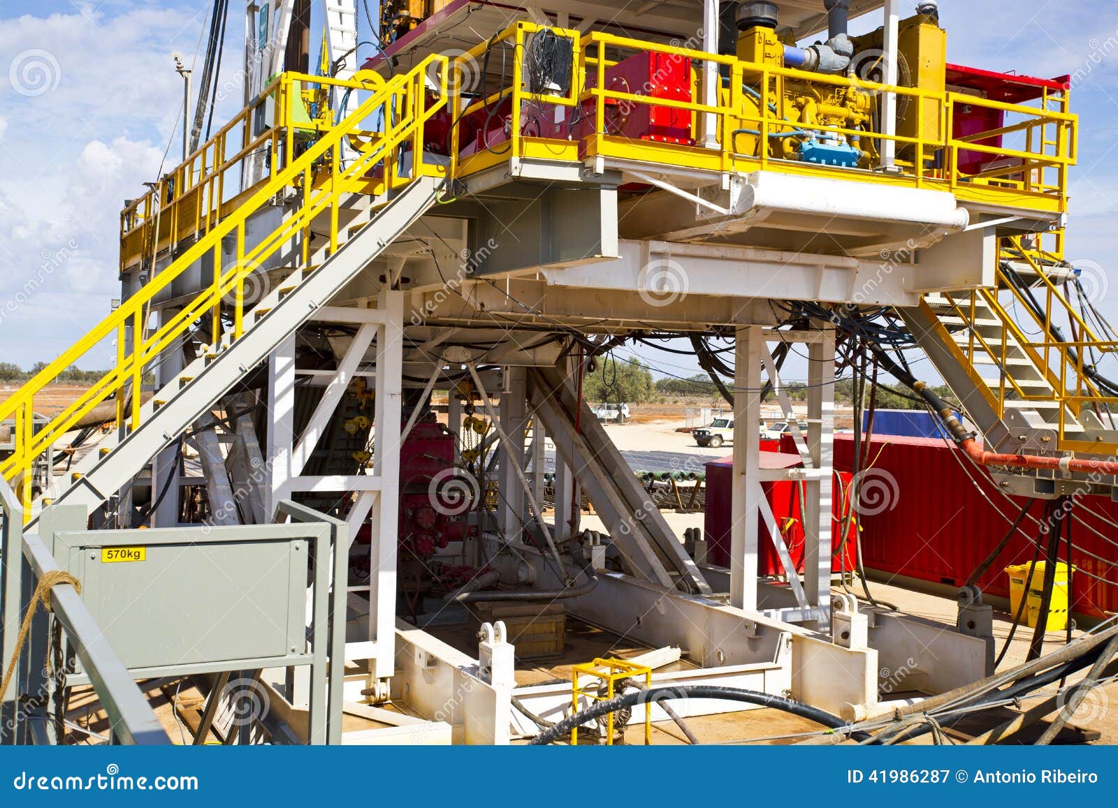 Land Drilling Rig Views stock image. Image of tank, substructure - 41986287