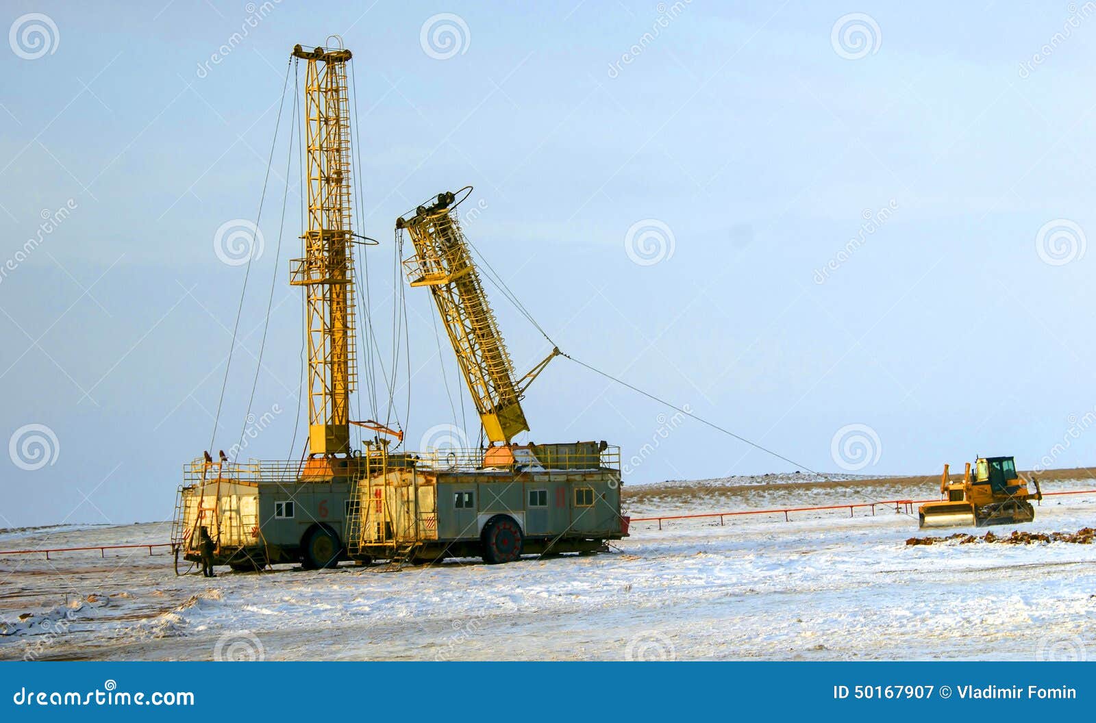 Land drilling rig stock image. Image of desert, power - 50167907