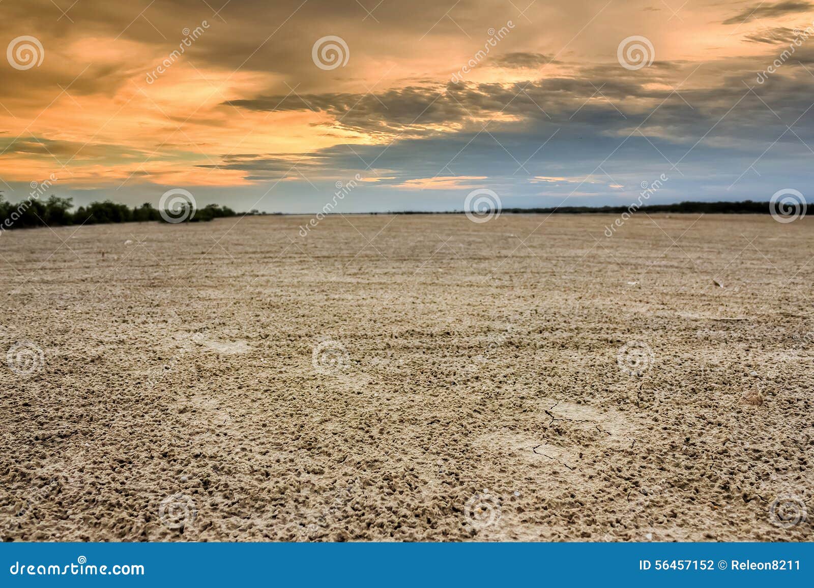 Land with Dry and Cracked Ground. Desert Stock Photo - Image of barren ...