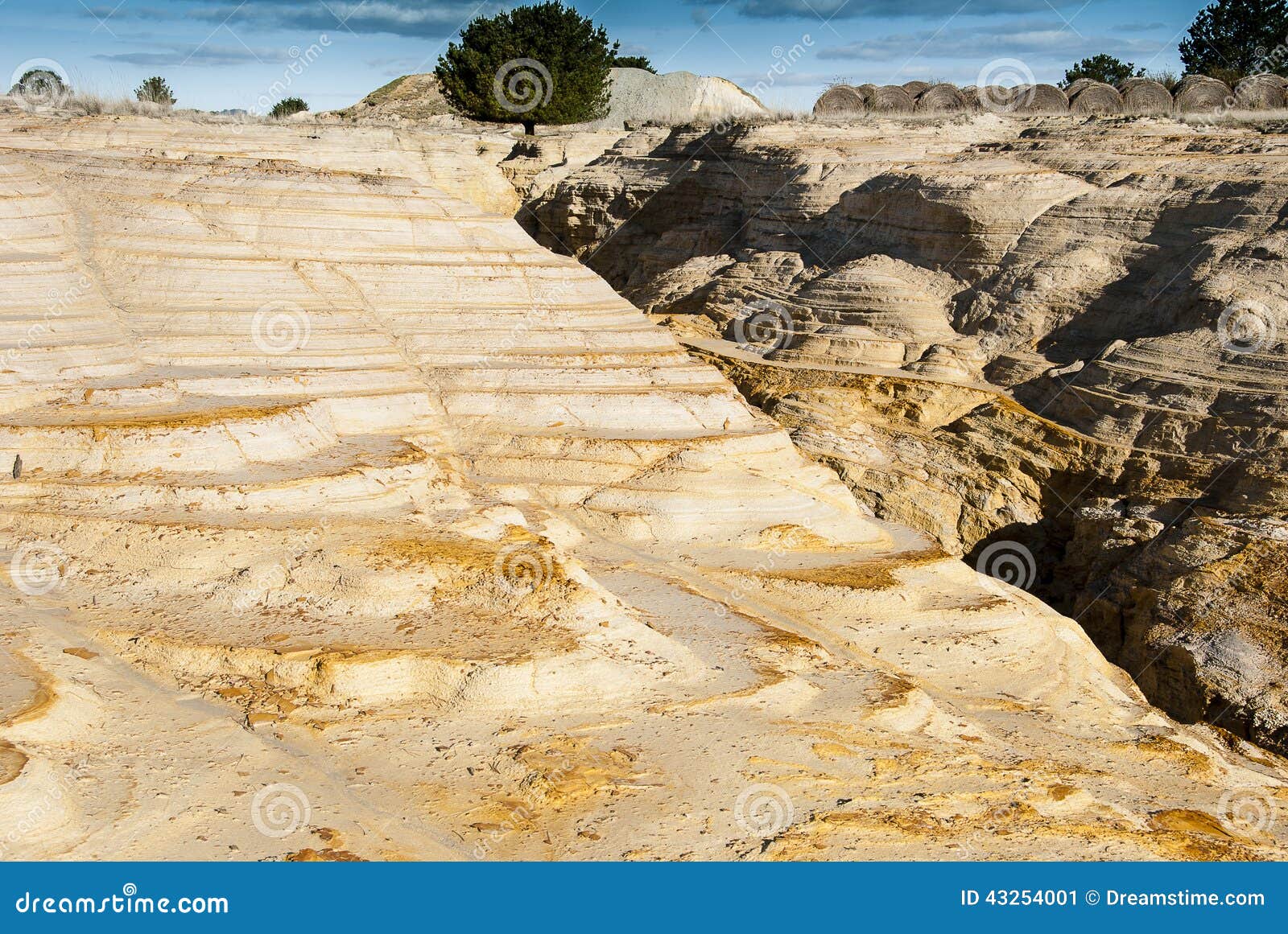 Land erosion stock image. Image of erode, erosion, clay - 43254001