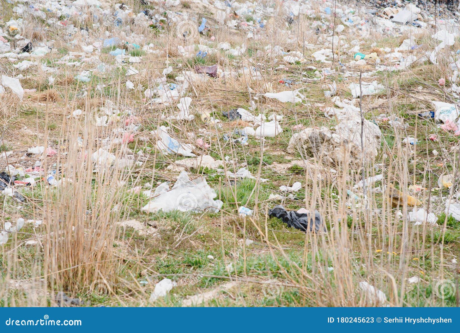 Land with Garbage, Garbage Dump Landscape of Ecological Damage ...