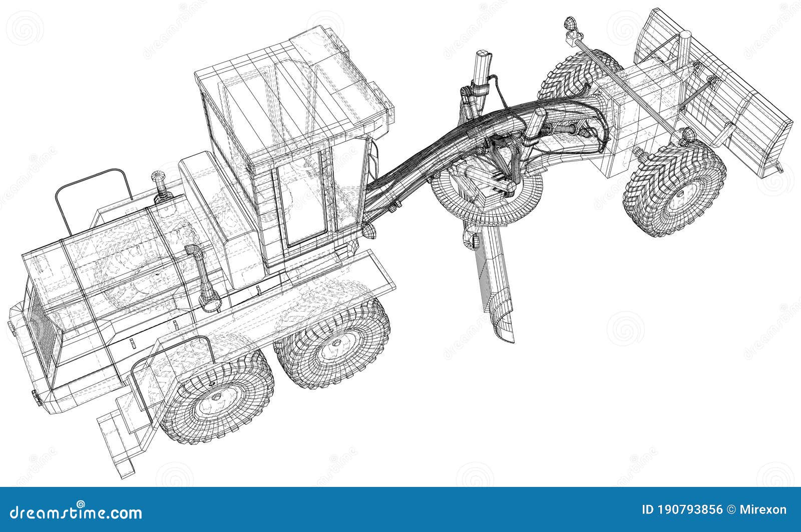 Grader Illustration Cartoon Vector | CartoonDealer.com #130056949