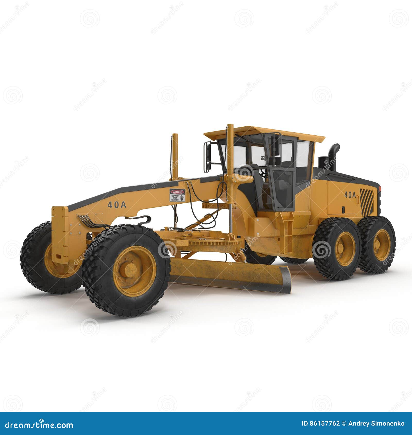Grader Illustration Cartoon Vector | CartoonDealer.com #130056949