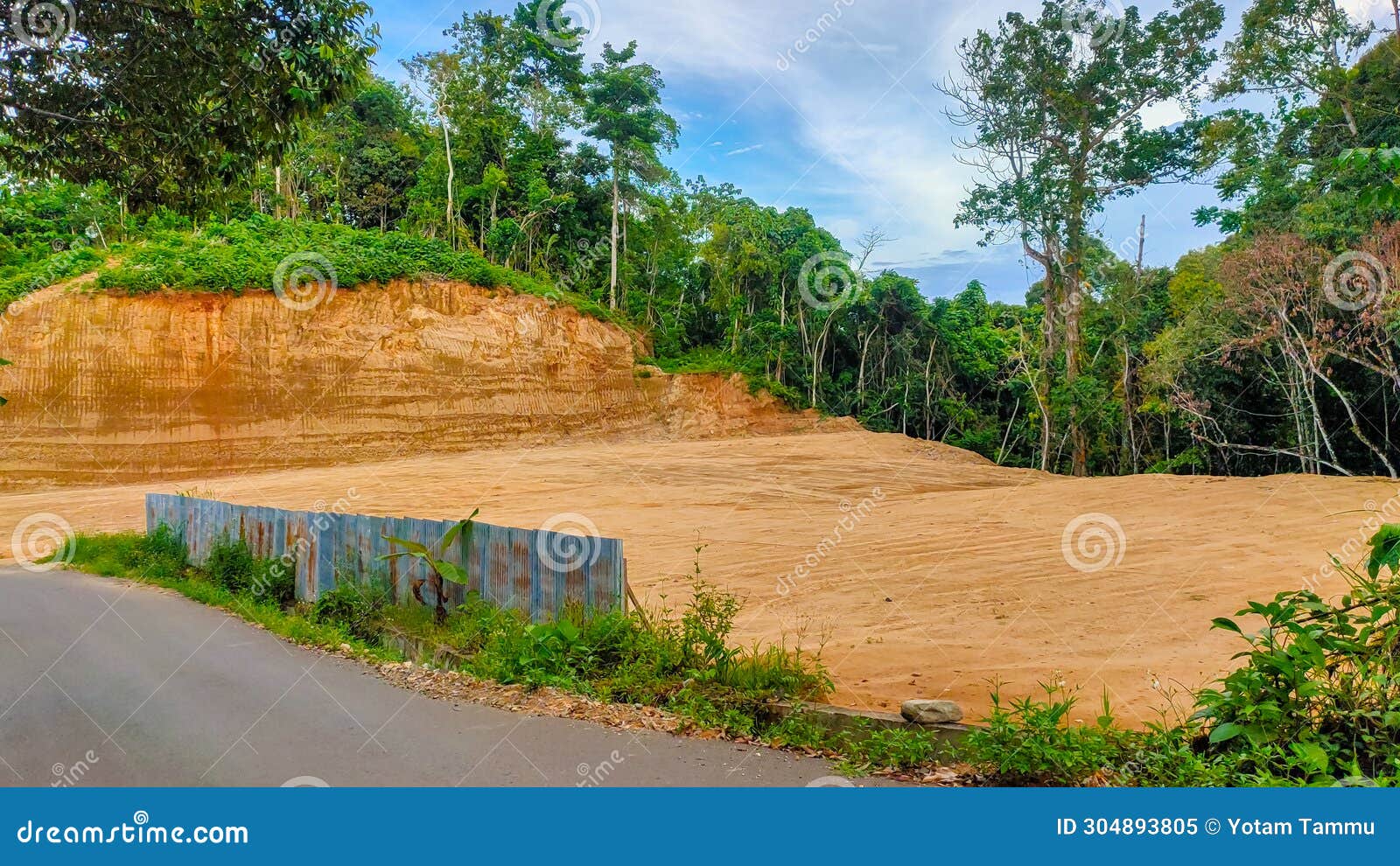 The Land Has Been Cleared and is Ready for Building Construction Stock ...