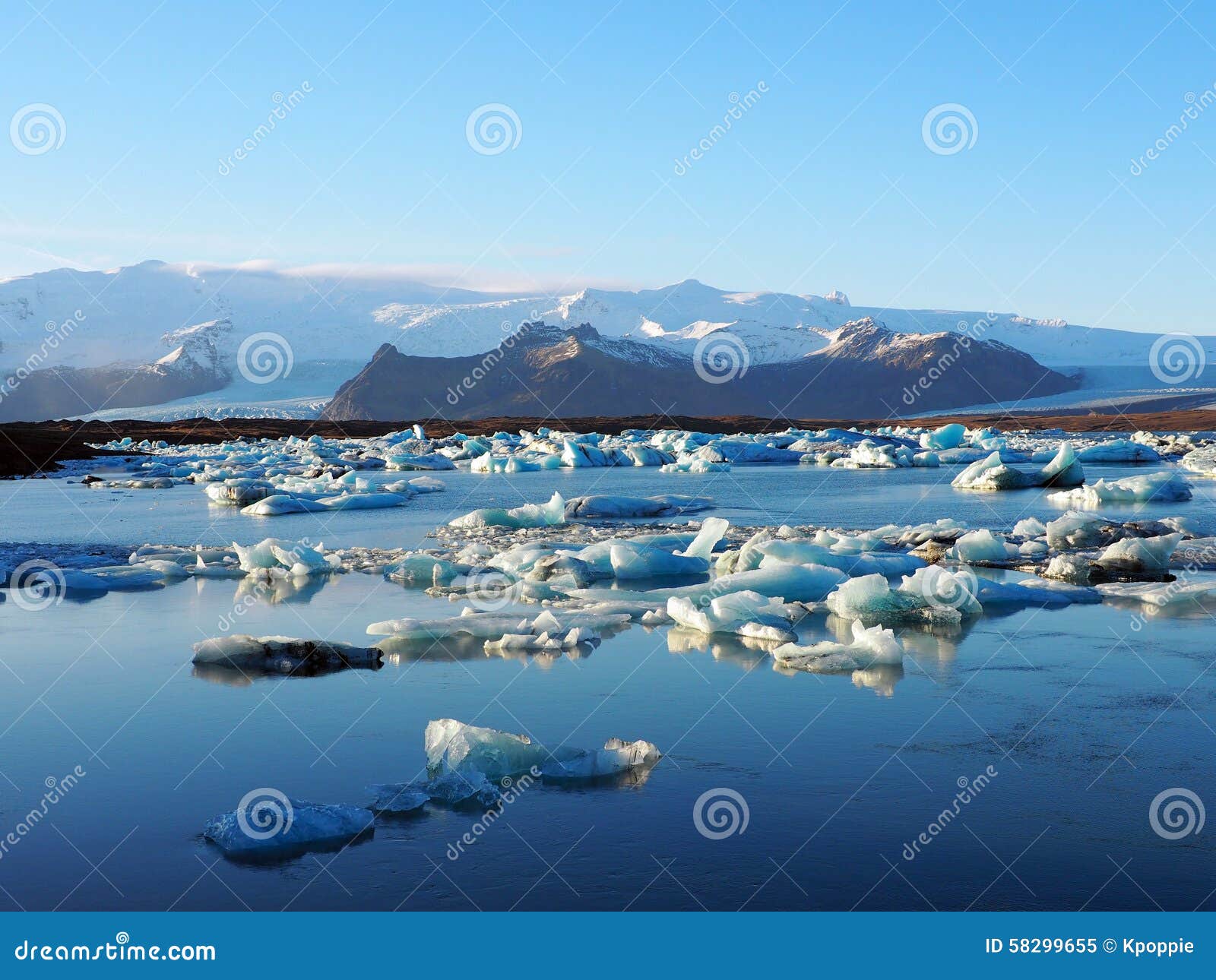 Land of ice stock image. Image of iceland, arctic, icelandic - 58299655