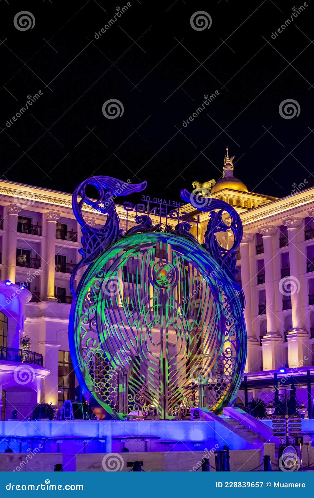 Land of Legends Logo in Front of the Building Editorial Photography ...