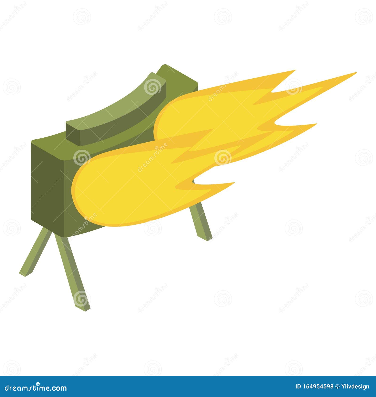 Land Mine Icon, Isometric Style Stock Vector - Illustration of danger ...
