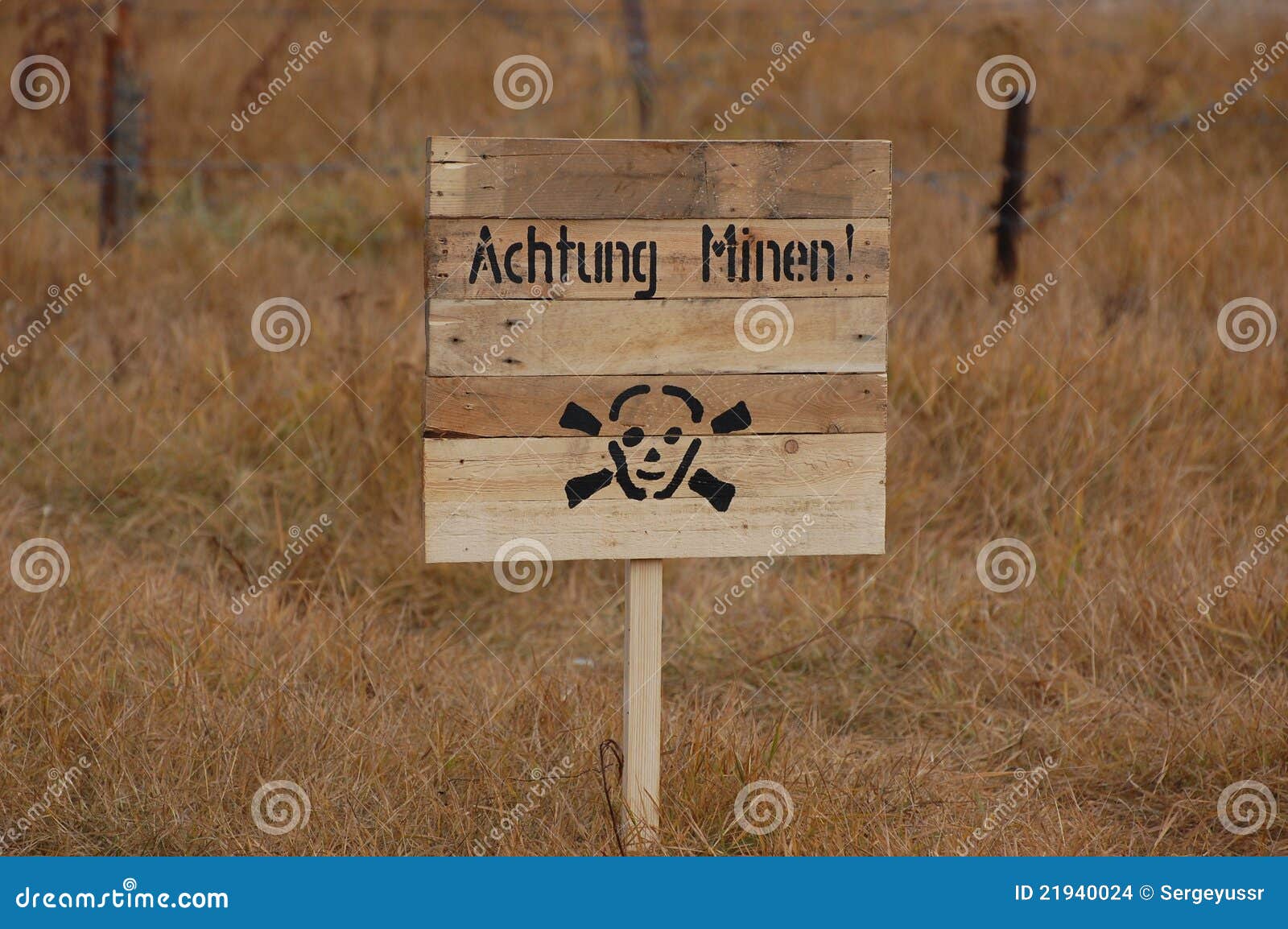 Land Mine Warning Sign Royalty-Free Stock Image | CartoonDealer.com ...