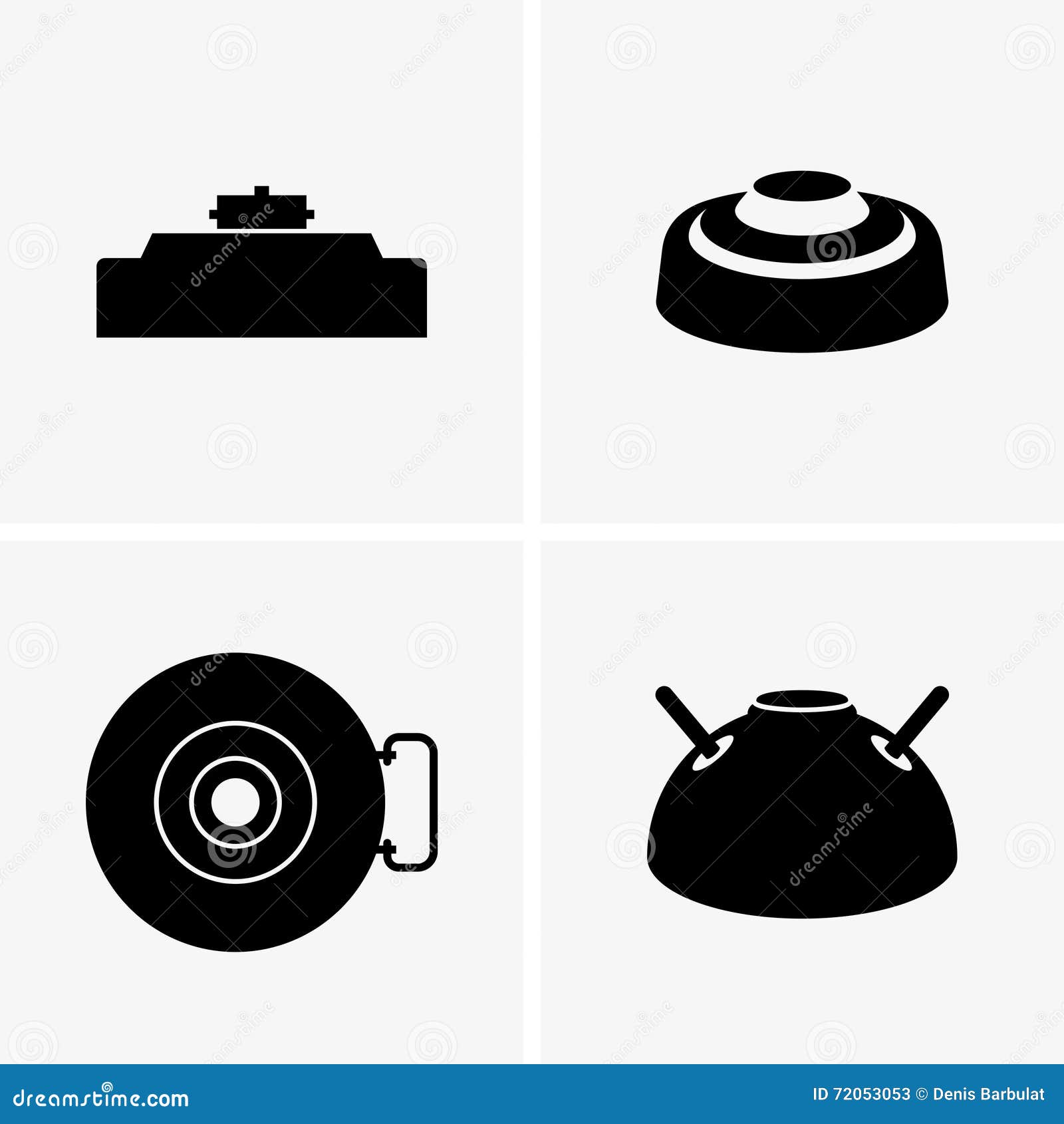 Land mines stock vector. Illustration of icon, land, vector - 72053053