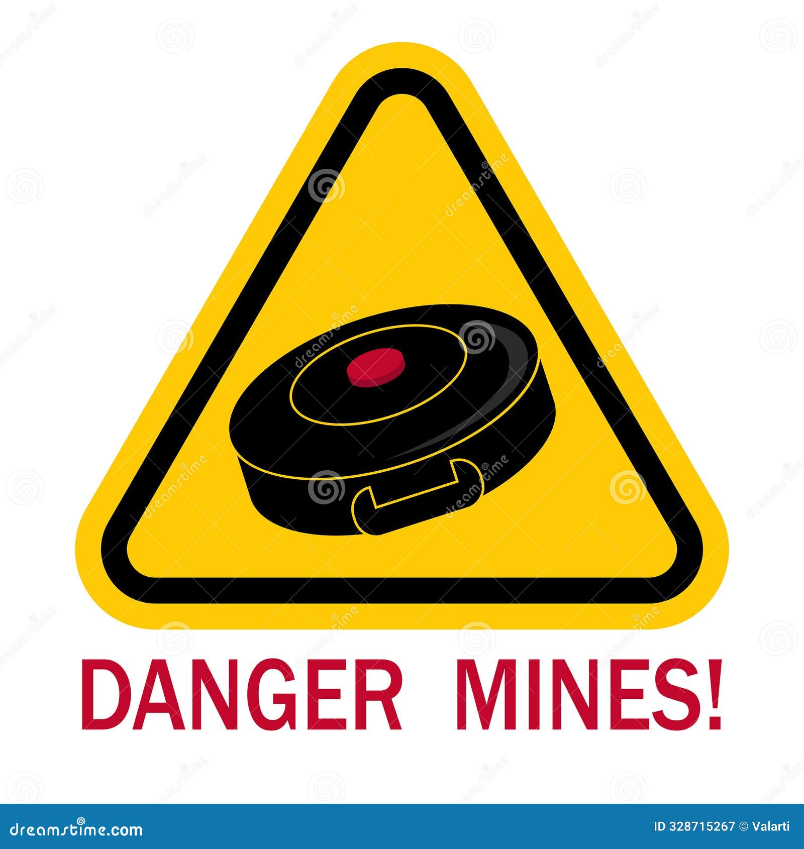 Land Mines Stacked In Two Layers. Blockade And Aggression. War Metaphor ...