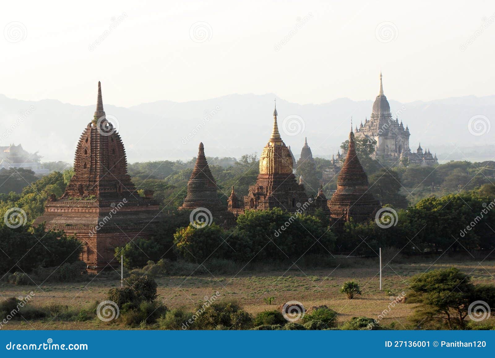 Land of Pagoda stock image. Image of bagan, building - 27136001