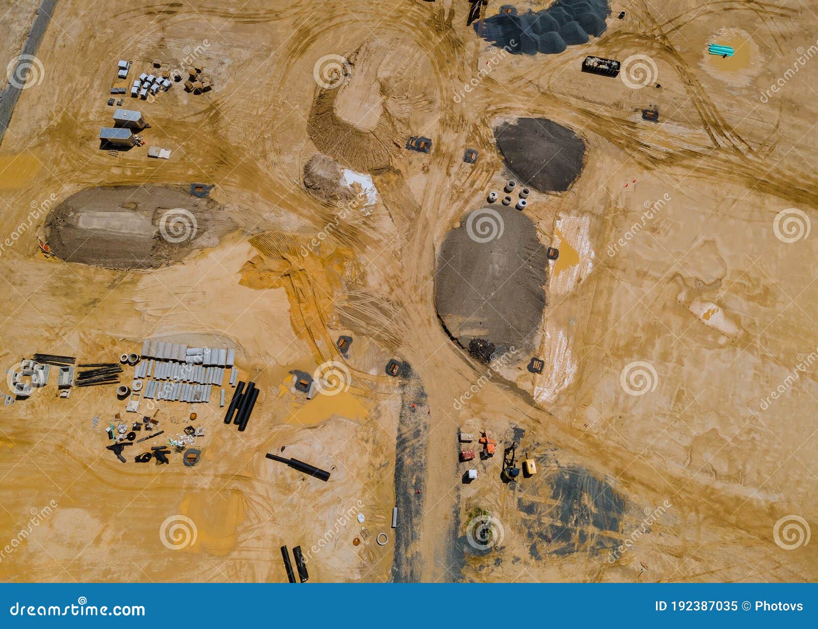 Land Prepared for Development in the Preparation Work for New ...