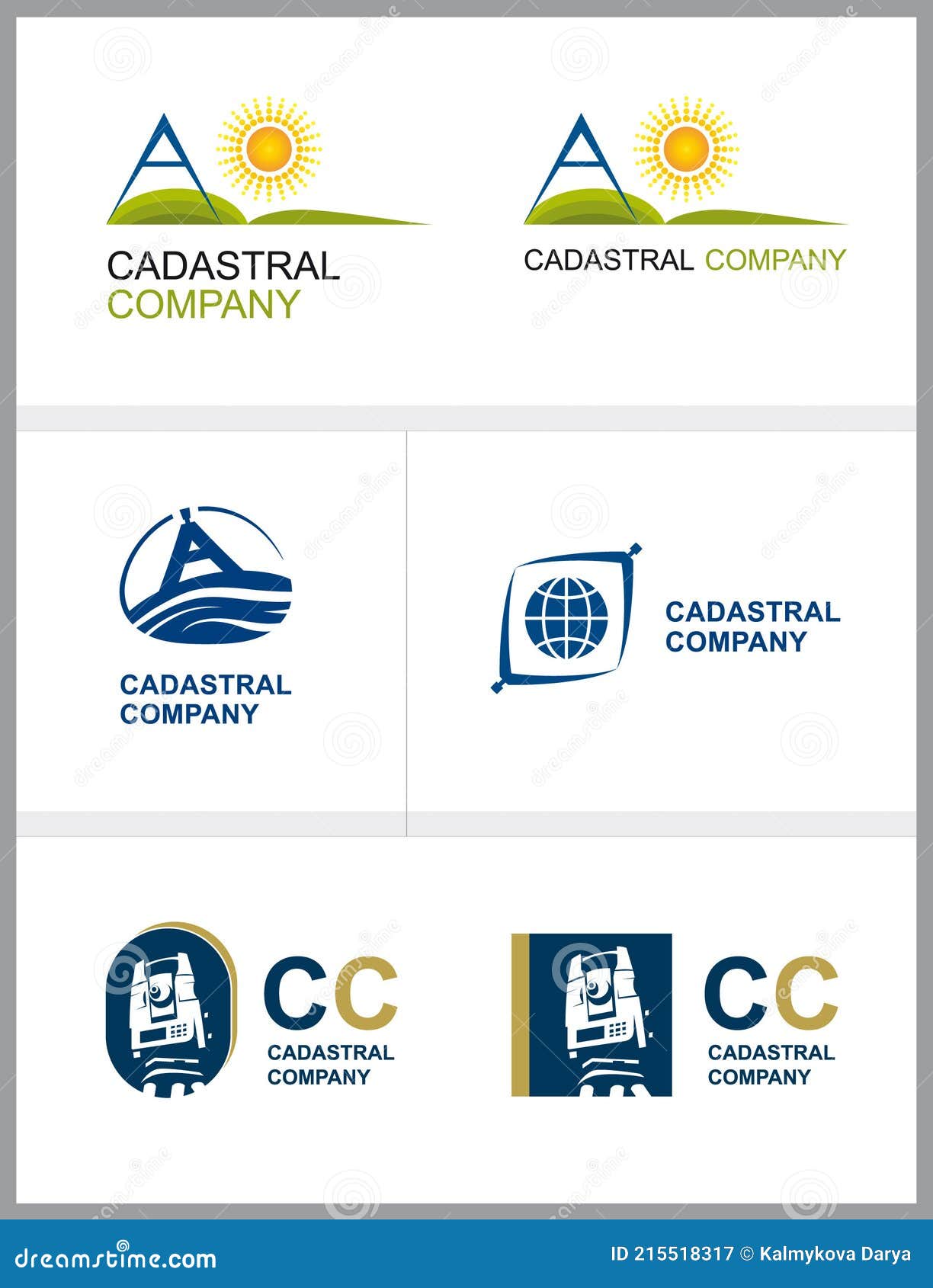 Land Registry Company. Vector Illustration, Logo Stock Vector ...