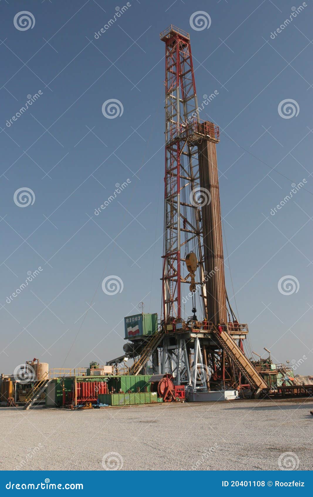 Land rig stock photo. Image of industry, environment - 20401108