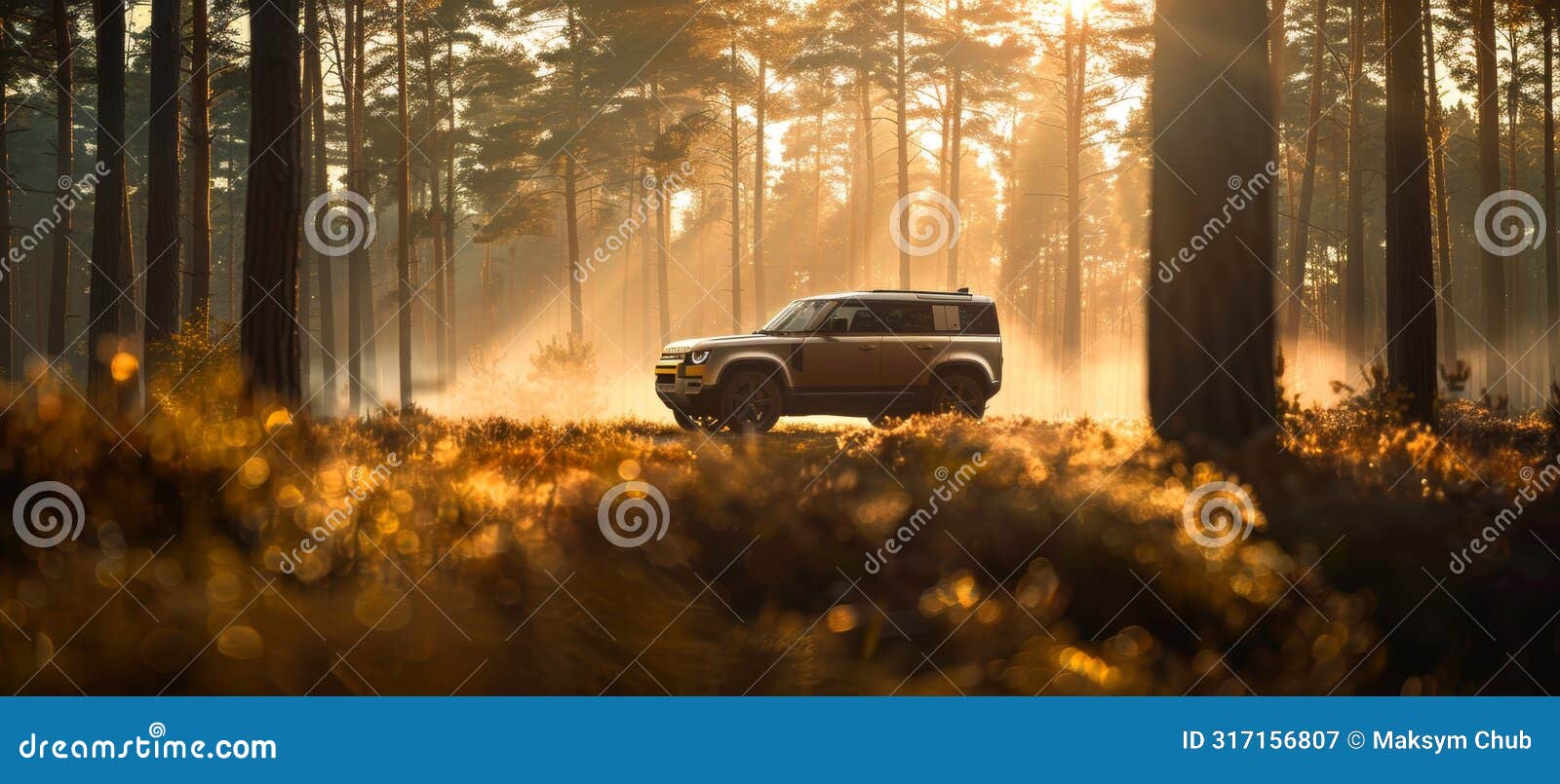 2024 Land Rover Defender Sleek Profile in Pine Forest, Capturing the ...