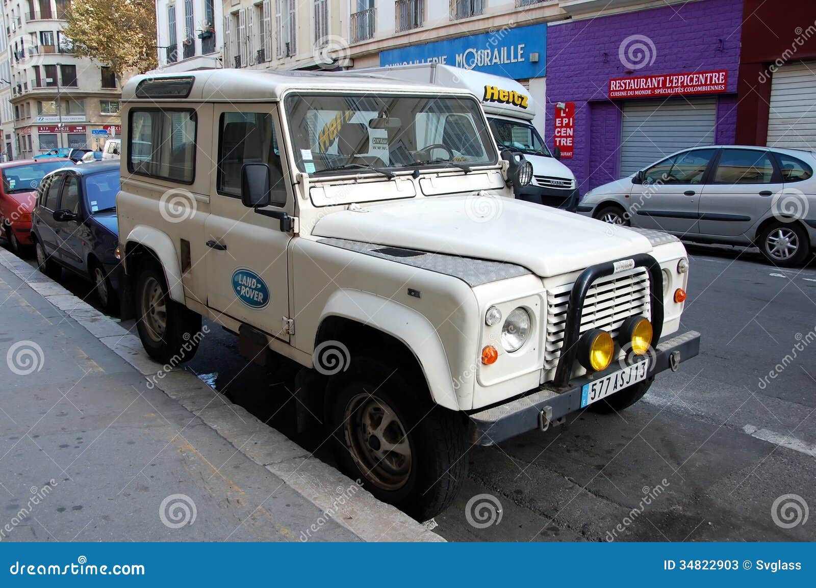 Land Rover viejo foto de archivo editorial. Imagen de pista - 34822903