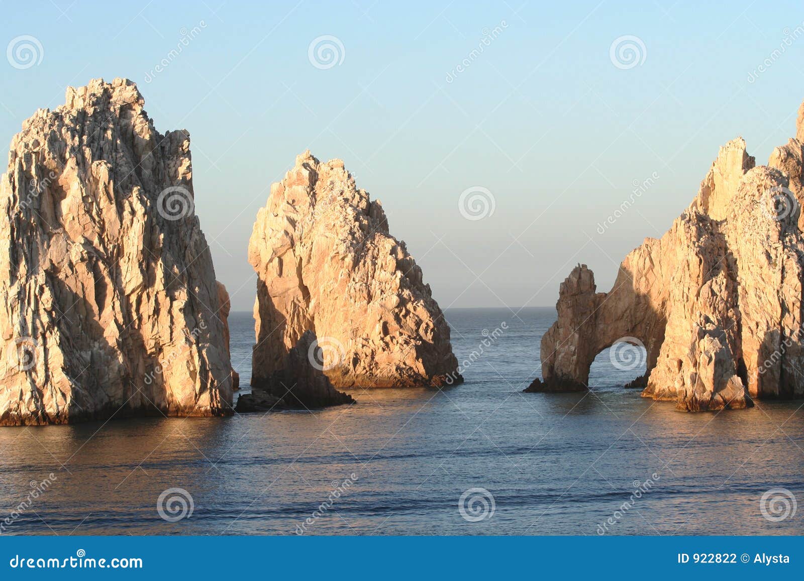 Land S End Arch and Two Rocks Stock Photo - Image of cape, mexico: 922822
