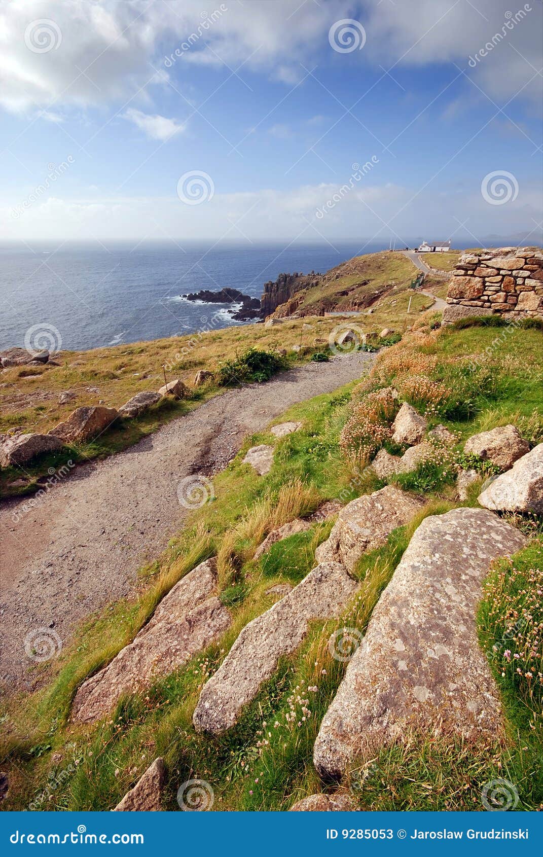 Land s End, UK stock image. Image of land, seaside, coastal - 9285053