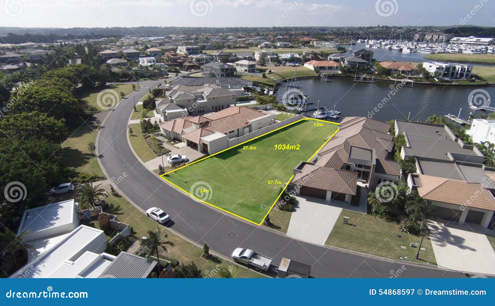 Land for sale stock image. Image of sale, block, land - 54868597
