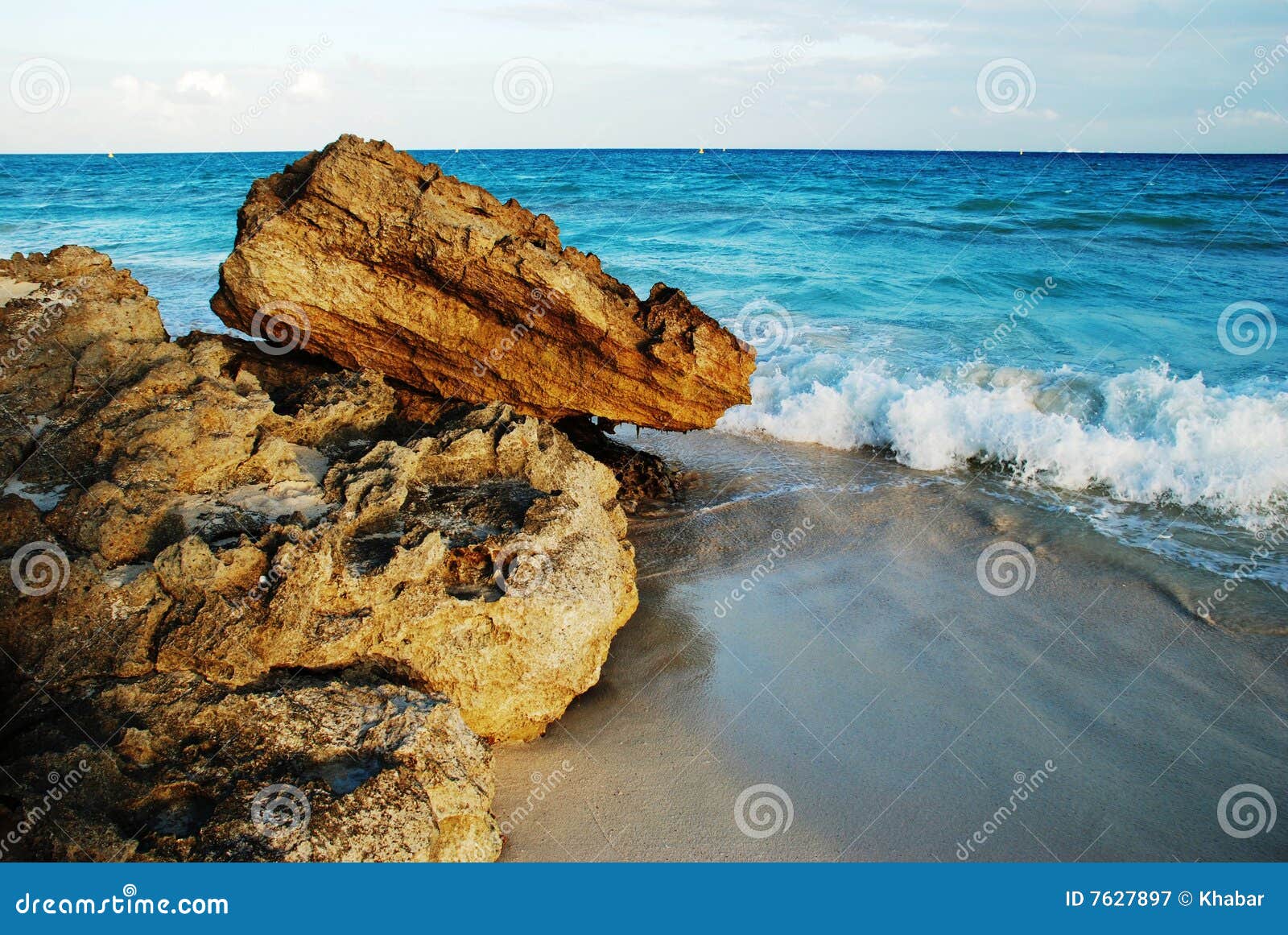 Land and the sea. stock image. Image of ocean, activity - 7627897