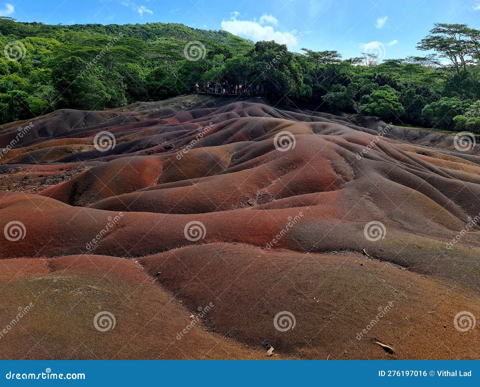 Land of seven colour stock photo. Image of mauritius - 276197016
