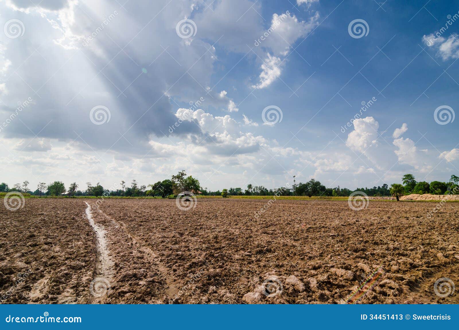 Land and sky stock image. Image of countryside, land - 34451413