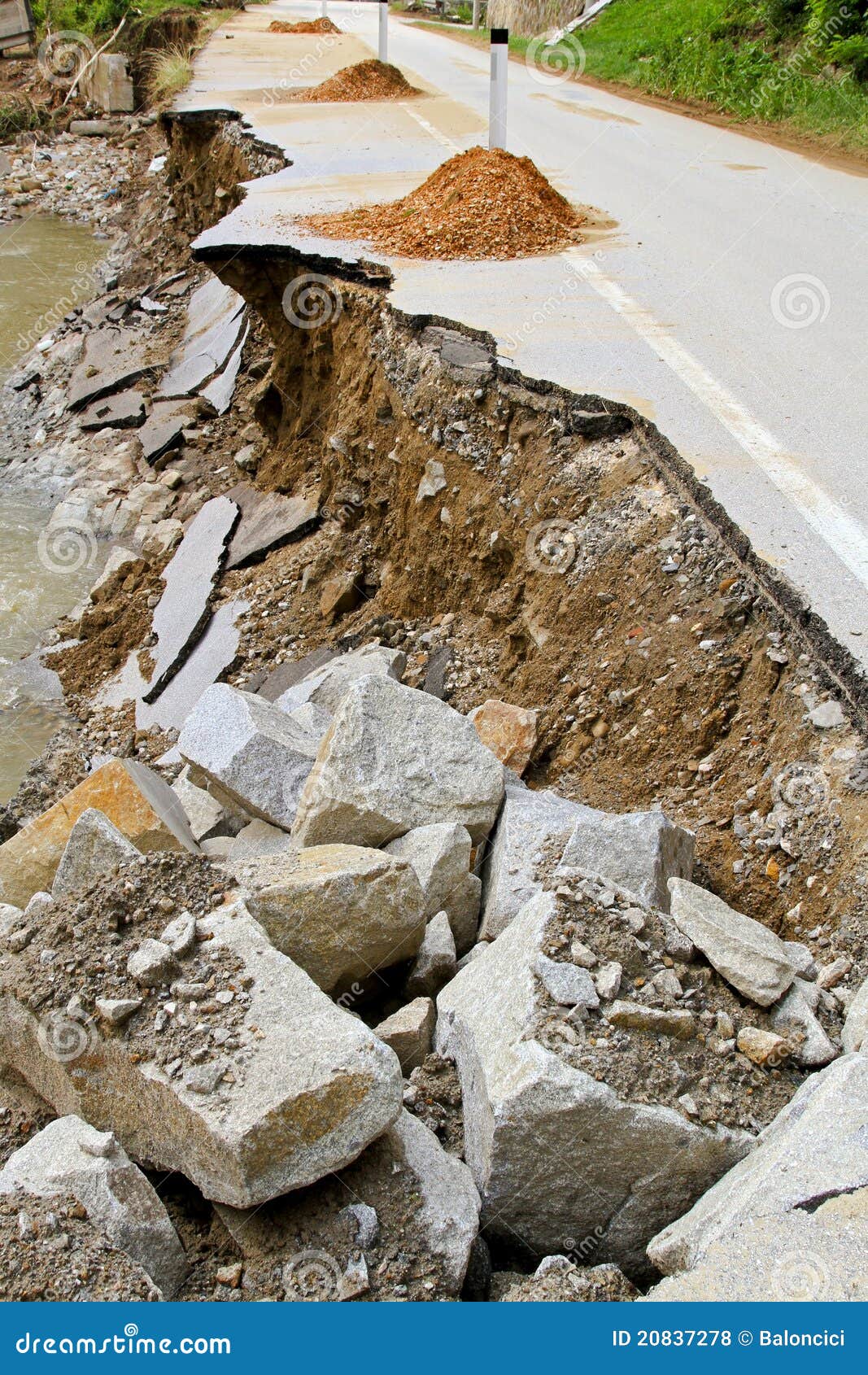 Land slide stock photo. Image of environment, landslide - 20837278