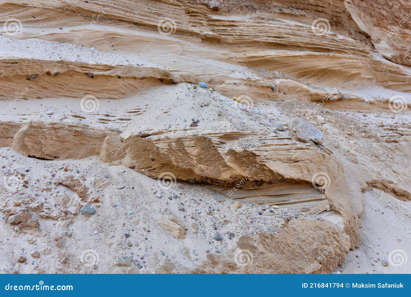 Land Structure In Open Pit Mining. Ground Background In Quarry. Rock ...