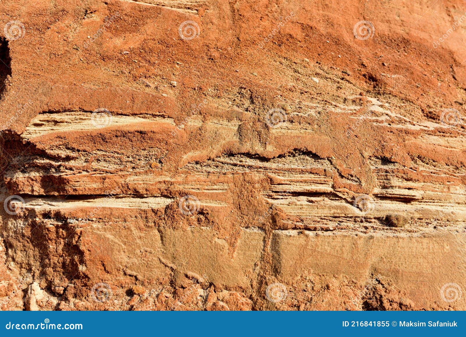 Land Structure In Open Pit Mining. Ground Background In Quarry. Rock ...